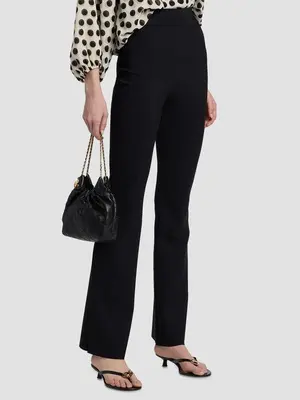 Chiara Boni La Petite Robe Venusette Wide-leg Pants - Black