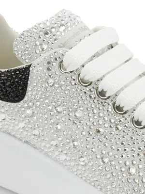 Alexander McQueen Crystal Overiszed Glitter Embellished Chunky Sneakers