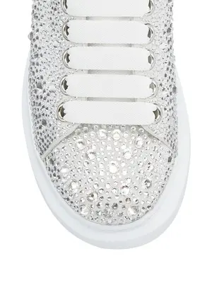 Alexander McQueen Crystal Overiszed Glitter Embellished Chunky Sneakers