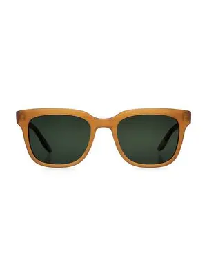 Barton Perreira Chisa 52mm Rectangular Sunglasses - Golden Honey
