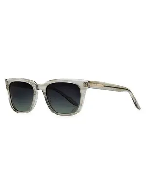 Barton Perreira Chisa 52mm Rectangular Sunglasses - Grey