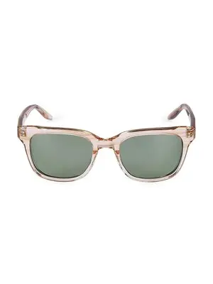 Barton Perreira Chisa 52mm Rectangular Sunglasses Light Brown
