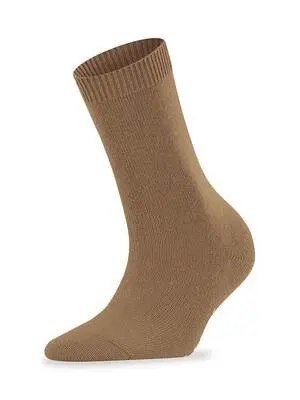 Falke Women's Cosy Wool Socks - Caramel  - Almond