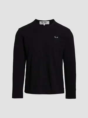 Play Comme Des Garcon Graphic Heart Long-sleeve Tee
