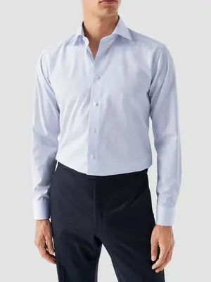 Eton Slim-fit Micro Floral-print Dress Shirt