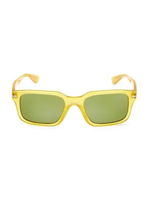 Persol 53mm Wayfarer Sunglasses Yellow