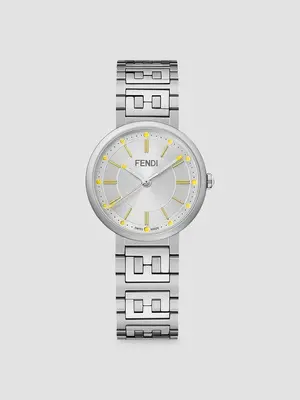 Fendi Forever Sterling Silver Bracelet Watch