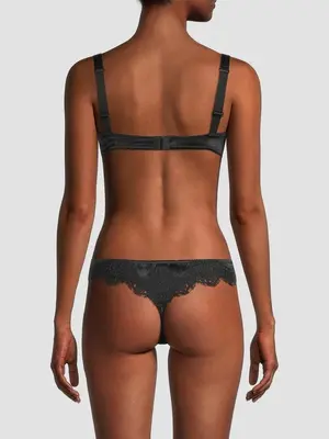 Dolce & Gabbana Silk & Lace Balconnette Bra