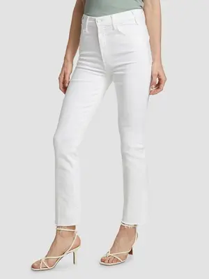 MOTHER The Hustler Ankle Frayed Jeans