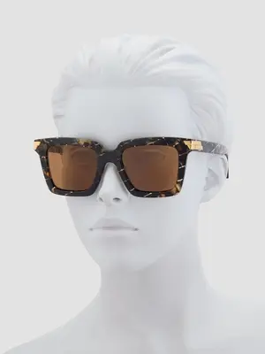 Bottega Veneta 53mm Square Sunglasses