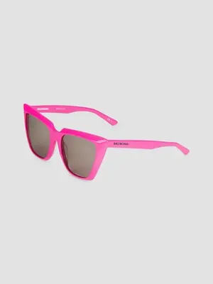 Balenciaga 55mm Squared Cat-eye Sunglasses