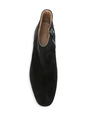 Aquatalia Ulyssaa Suede Ankle Boots - Black