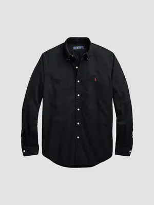 Polo Ralph Lauren Gart-dyed Classic-fit Oxford Shirt - Black
