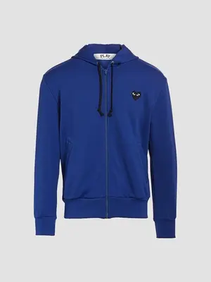 Play Comme Des Garcon Heart Hoodie - Navy