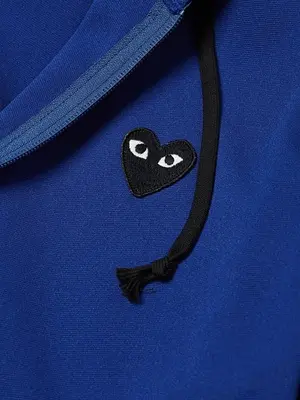 Play Comme Des Garcon Heart Hoodie - Navy