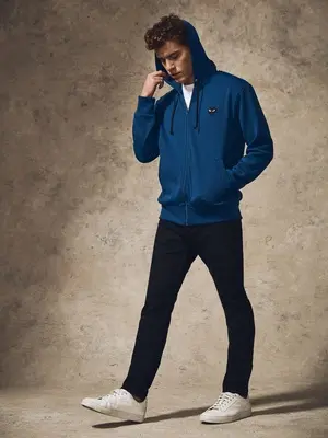 Play Comme Des Garcon Heart Hoodie - Navy
