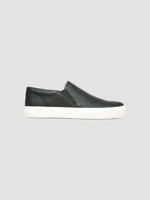 Vince Fletcher Leather Slip-on Sneakers