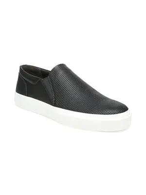Vince Fletcher Leather Slip-on Sneakers
