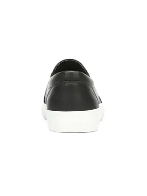Vince Fletcher Leather Slip-on Sneakers