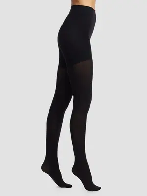 Wolford Tummy Control Top Tights - Black