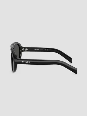 Prada 57mm Pilot Sunglasses