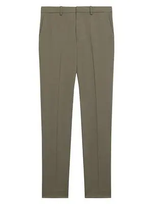Theory Mayer Straight-leg Pants Moss