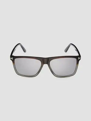 TOM FORD Fletcher 57mm Square Sunglasses - Gradient
