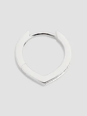 REPOSSI Antifer 18k & Diamond Single Hoop Earring - White Gold