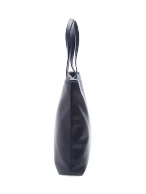ROYCE NEW YORK Pebble Grain Tote Bag - Black