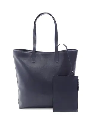 ROYCE NEW YORK Pebble Grain Tote Bag - Black