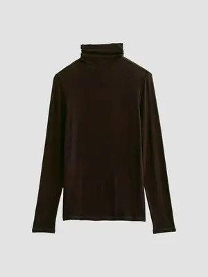 Ag Chels Cotton Turtleneck Sweater - Deep Trenches