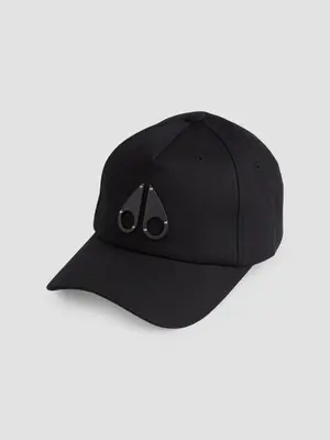 Moose Knuckles Logo Icon Baseball Cap - Black Black