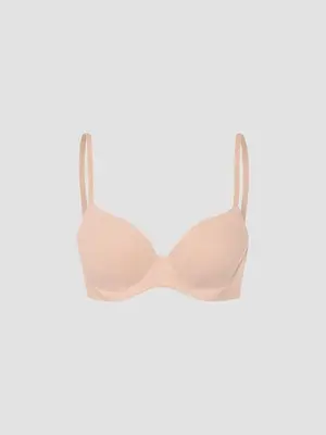 Hanro Cotton Sensation T-shirt Bra Beige