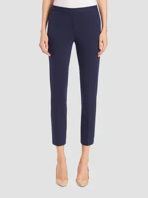 Kobi Halperin Double-knit Alexandra Pants - Navy