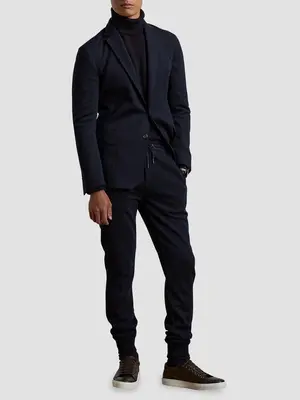 Ralph Lauren Purple Label Wool Notch Lapel Blazer