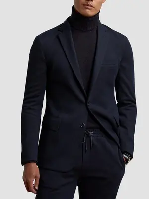 Ralph Lauren Purple Label Wool Notch Lapel Blazer