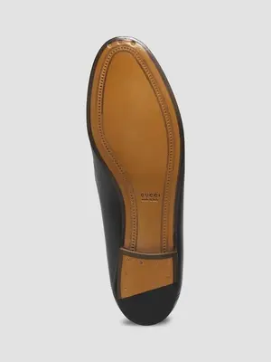 Gucci Brixton Leather Horsebit Loafers