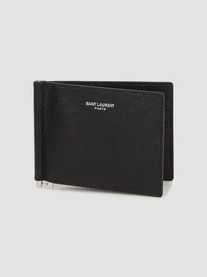 Saint Laurent Grain Leather Bifold Wallet