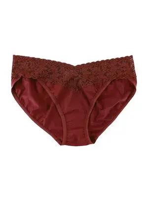 Hanky Panky Cotton V-kini Cabernet
