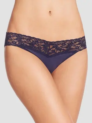 Hanky Panky Cotton V-kini - Navy