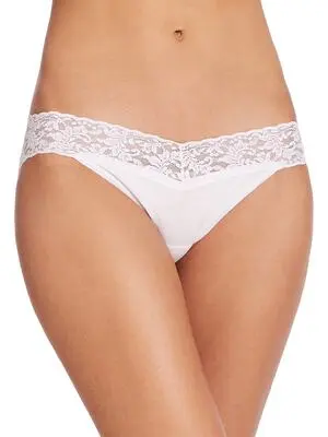 Hanky Panky Cotton V-kini White