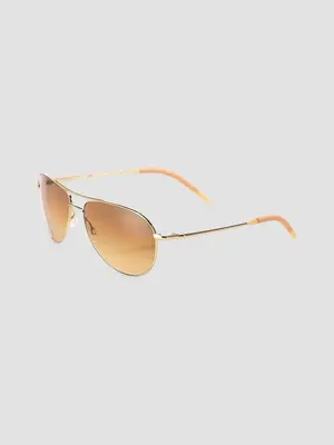 Oliver Spencer Benedict 16mm Aviator Sunglasses - Gold