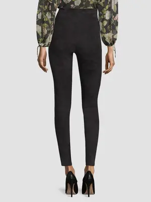Alice + Olivia Maddox Suede Leggings