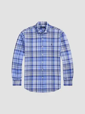 Polo Ralph Lauren Classic-fit Plaid Oxford Shirt - Blue Multi