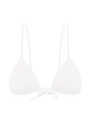 ERES Mouna Triangle Bikini Top Blanc