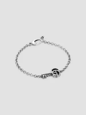 Gucci Gg Key Sterling Bracelet/6.7 - Silver