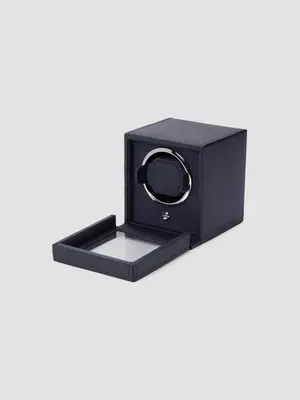 Wolf Cub Watch Winder With Cover - Blue