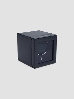Wolf Cub Watch Winder With Cover - Blue