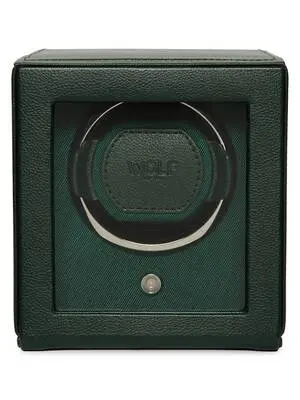 Wolf Cub Watch Winder With Cover - Green