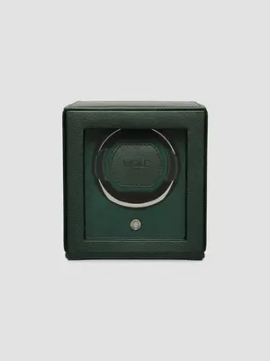 Wolf Cub Watch Winder With Cover Green